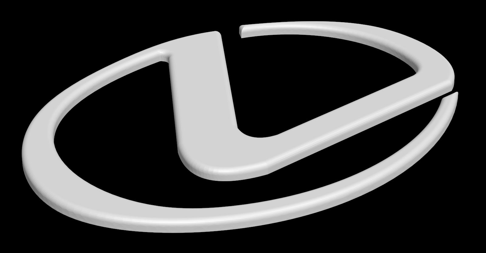 Archivo STL Logotipo - lexus・Diseño de impresión en 3D para descargar・Cults