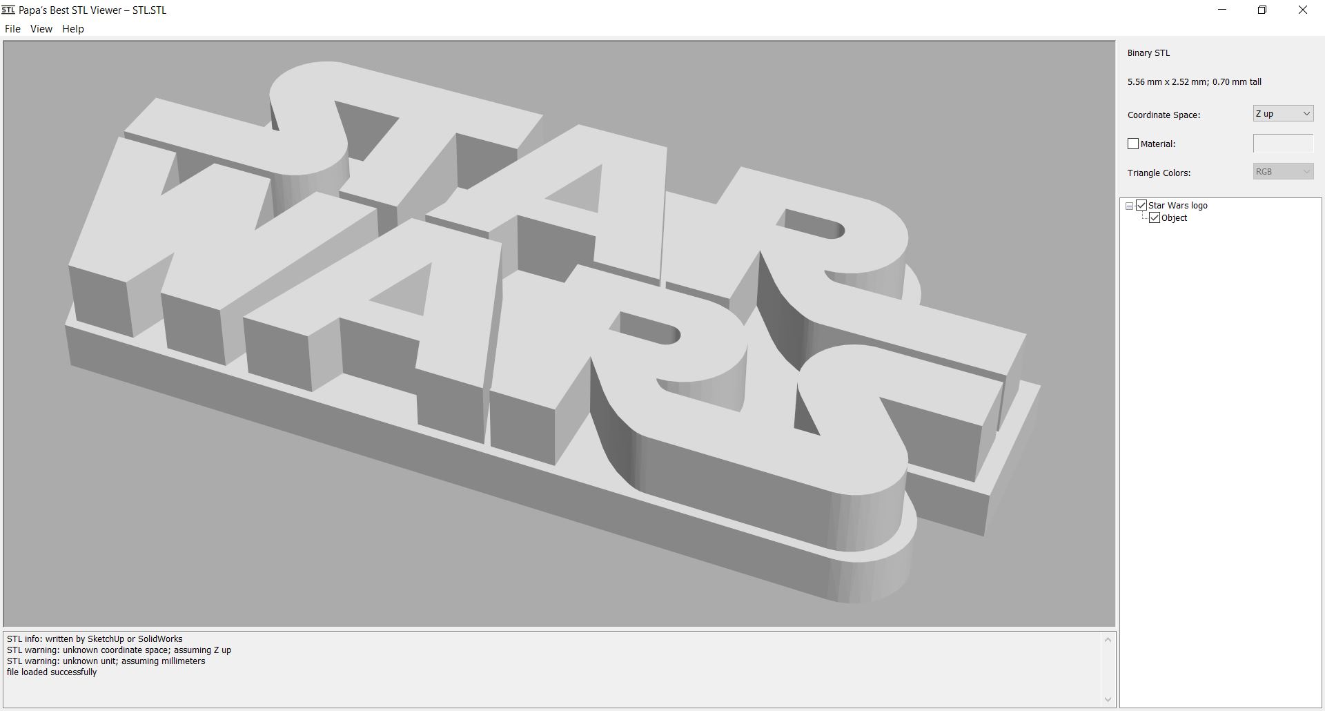STL file Logo - starwars・3D printer design to download・Cults