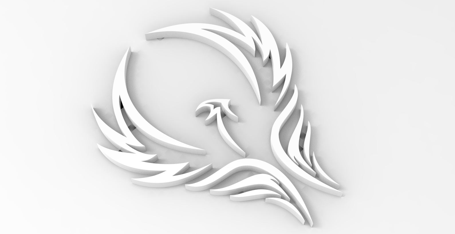 STL file Logo - phoenix・3D printing model to download・Cults