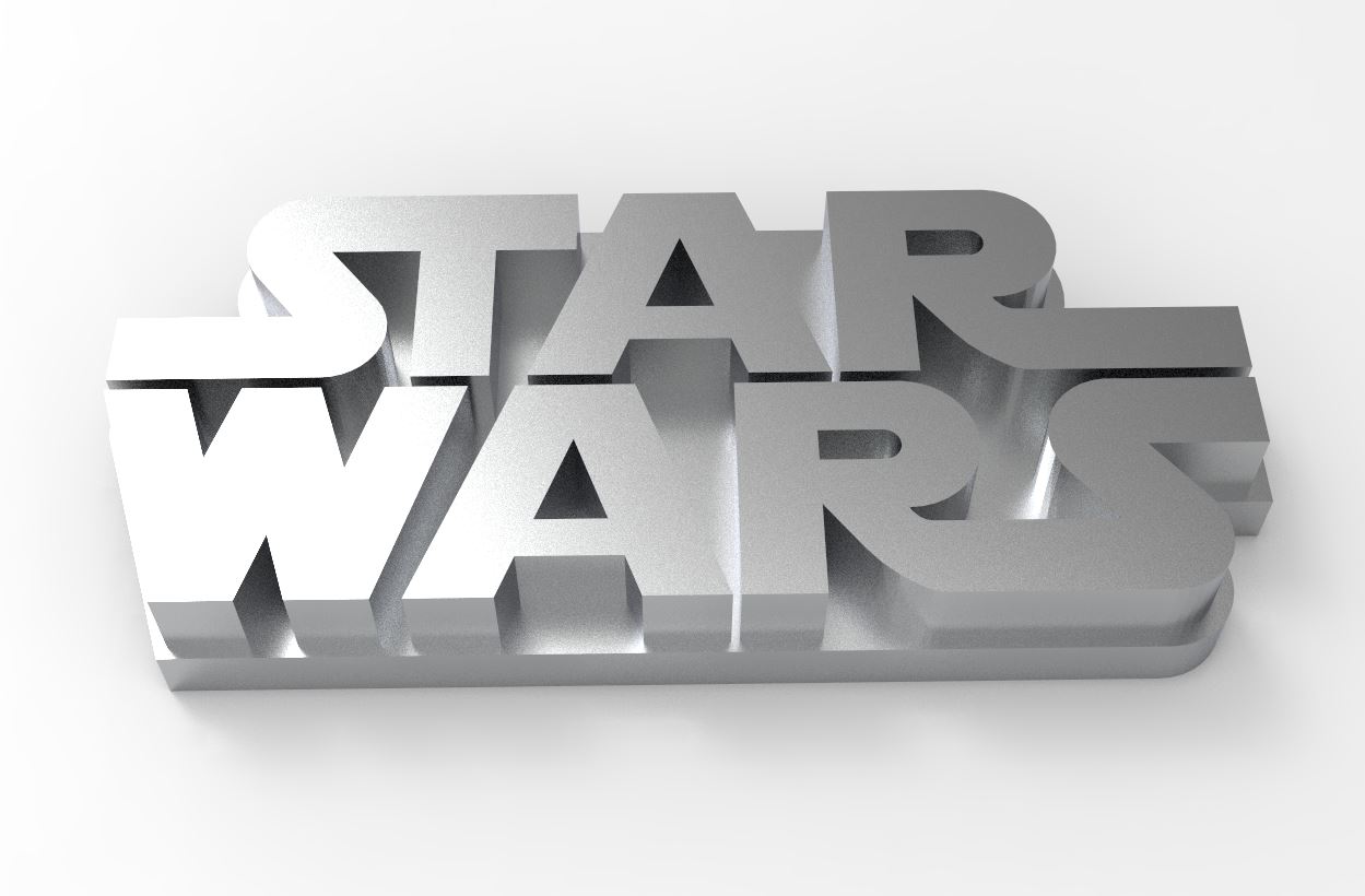 STL file Logo - starwars・3D printer design to download・Cults