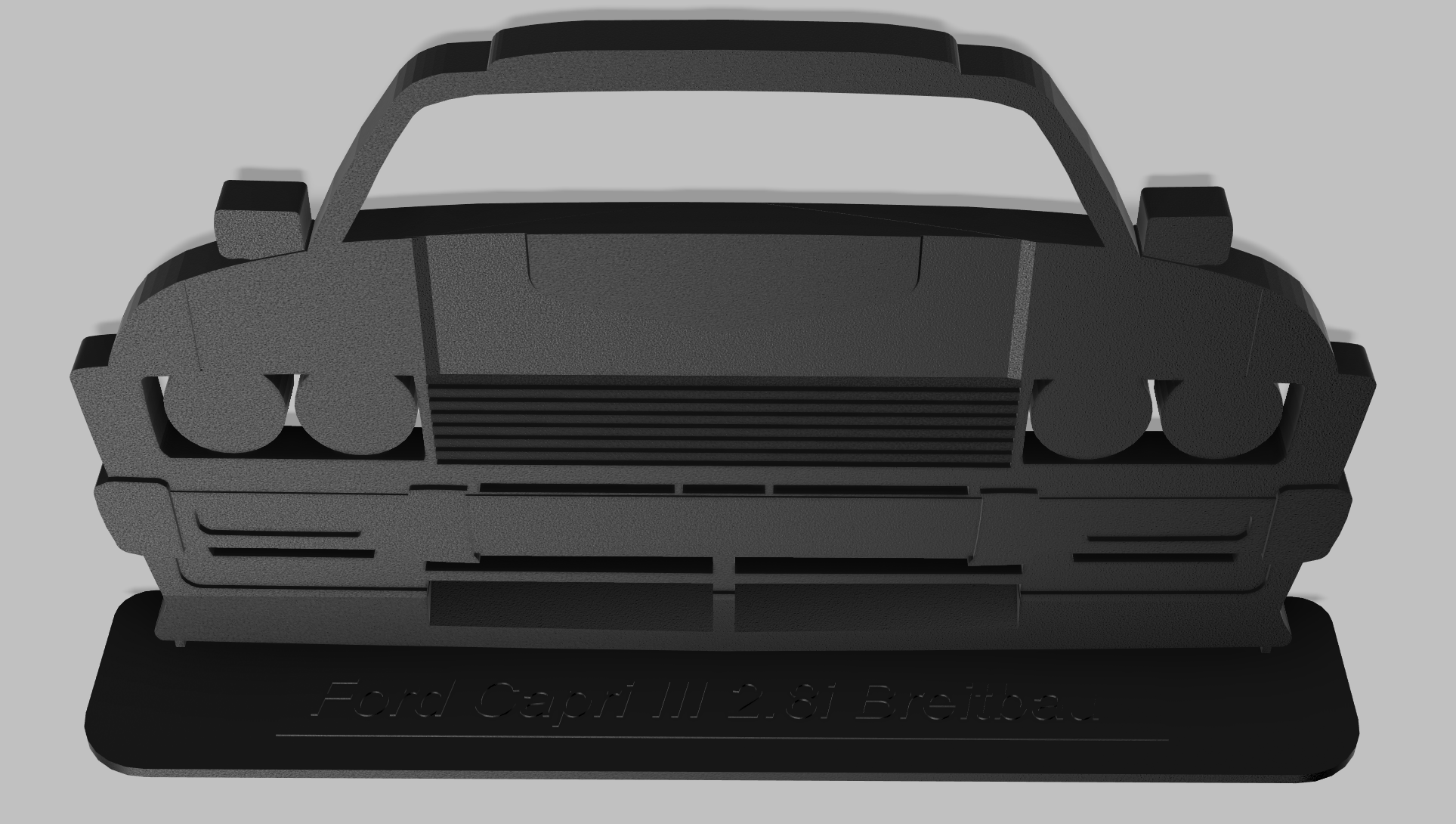 STL file Ford Capri wide body display・3D printer model to download・Cults