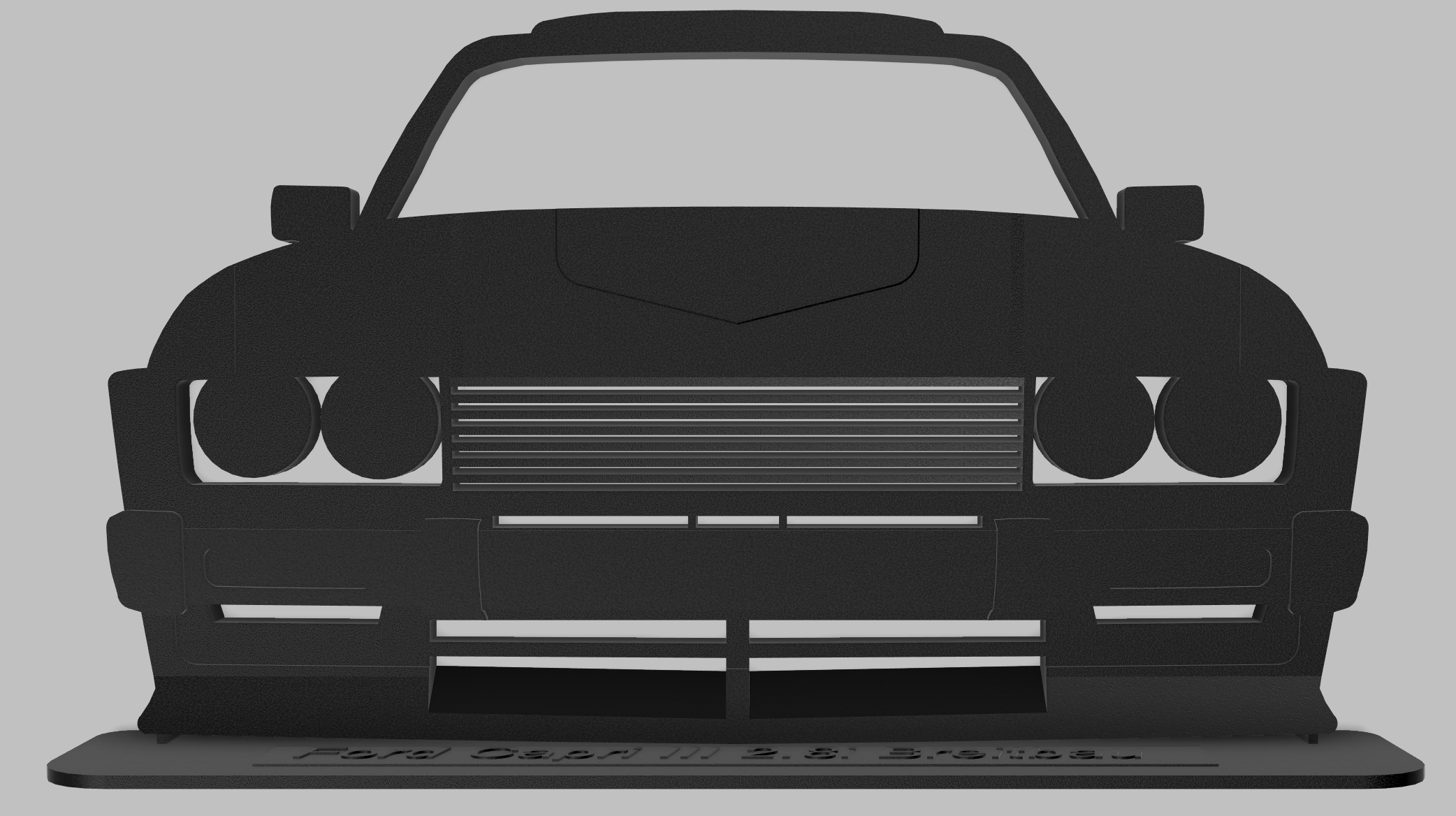 STL file Ford Capri wide body display・3D printer model to download・Cults