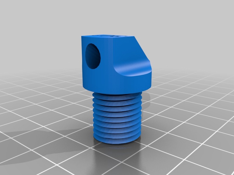 Free 3D file 1/4 npt nozzle・3D printing template to download・Cults