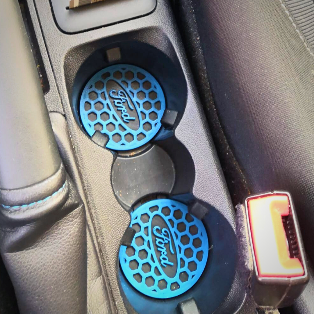 Free STL file Ford logo coasters・3D print model to download・Cults