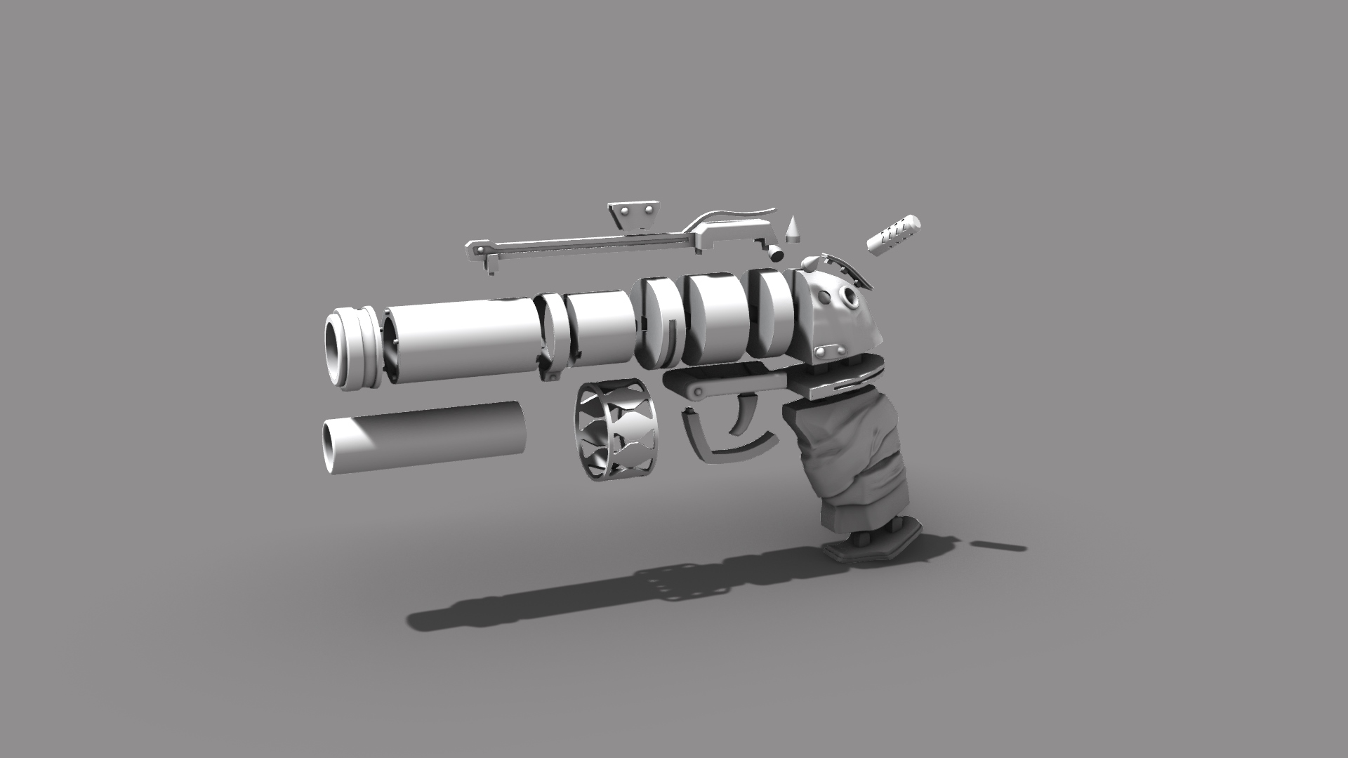 STL file Jinx Arcane inspired Zap Gun pistol 3d model for printing・3D ...