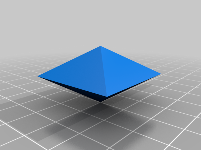 Free 3D file Tetragonal Dipyramid・3D printing template to download・Cults