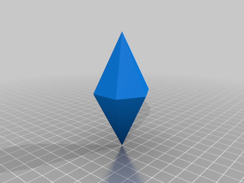 Free 3D file Hexagonal Dipyramid・3D print design to download・Cults