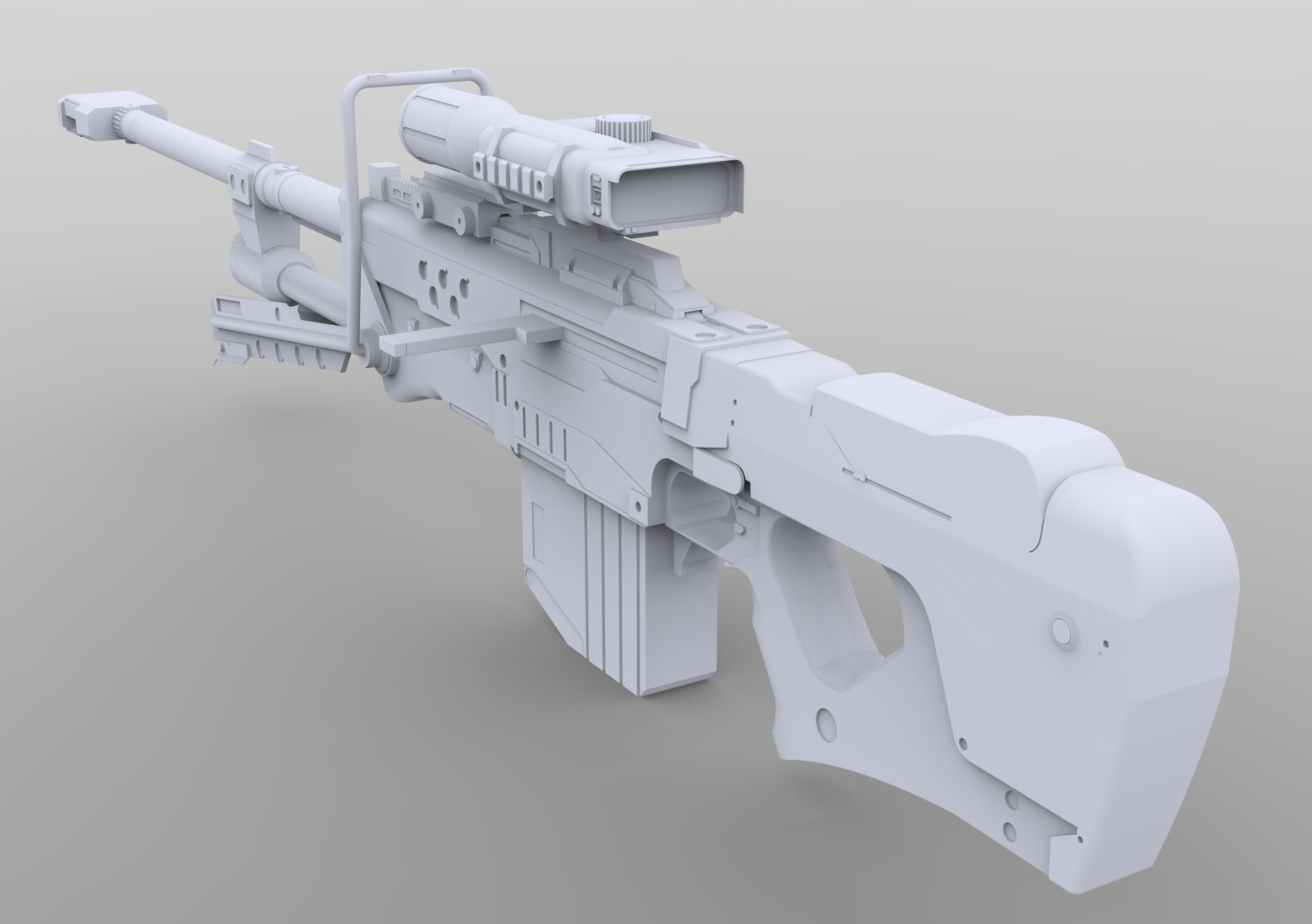 STL file Halo Infinite S7 Sniper Rifle 😇・3D printable design to ...