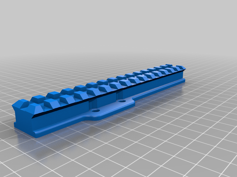 Free 3D file M249 MK2 A&K Picatinny top rail 🔝・3D print design to ...