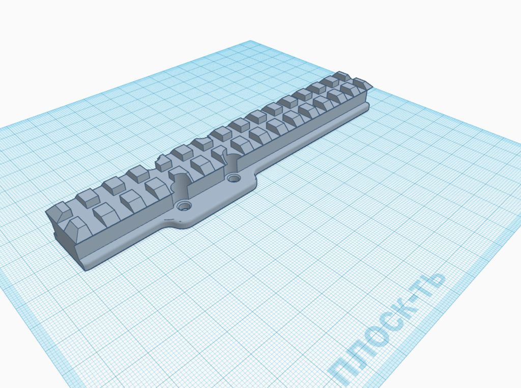 Free 3D file M249 MK2 A&K Picatinny top rail 🔝・3D print design to ...