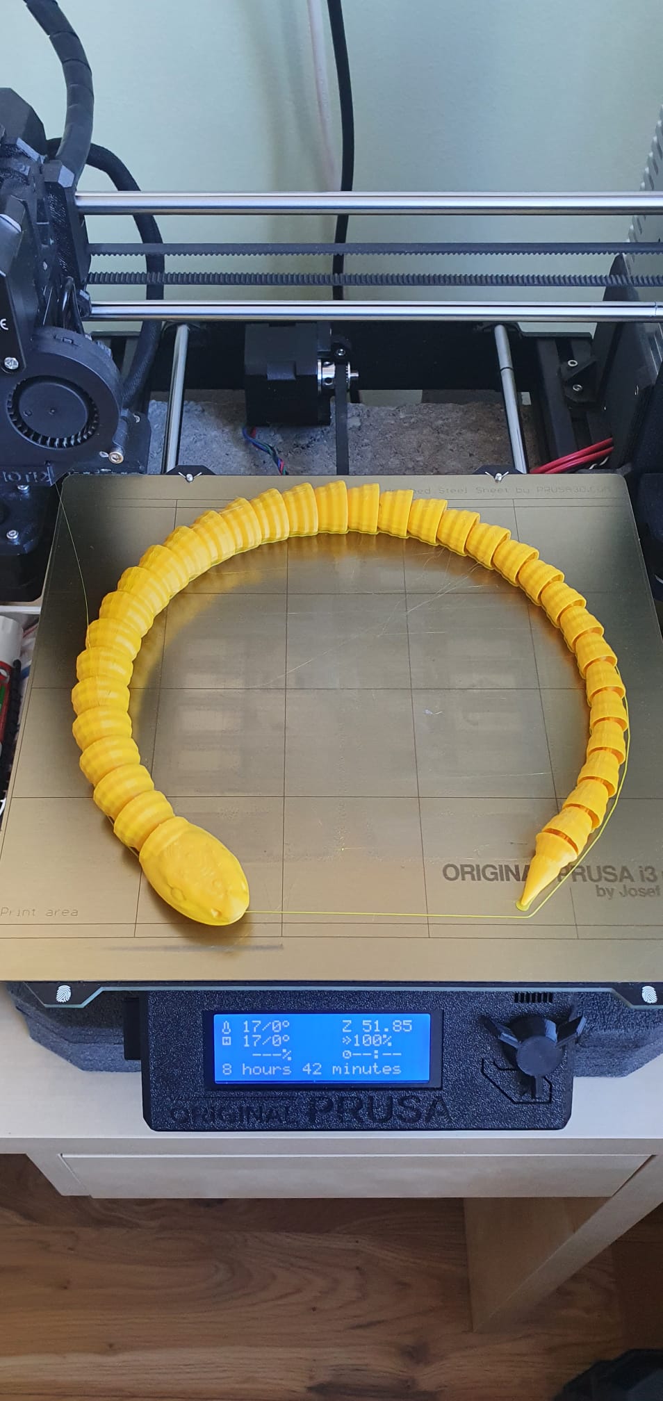 STL file Flexi articulated snake・3D printer design to download・Cults