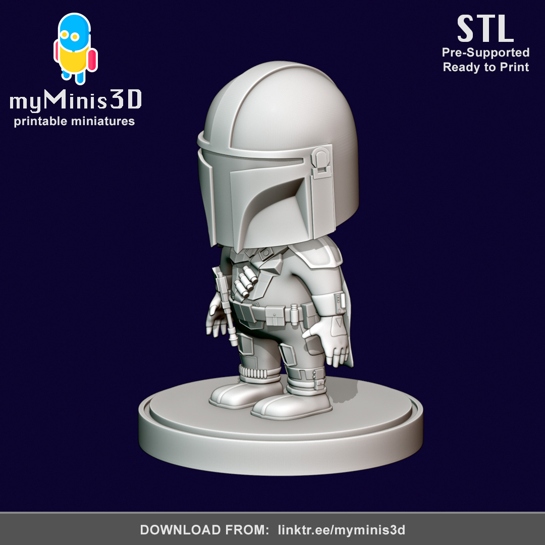 Archivo STL The Mandalorian FanToy | 3D print models.・Objeto imprimible ...