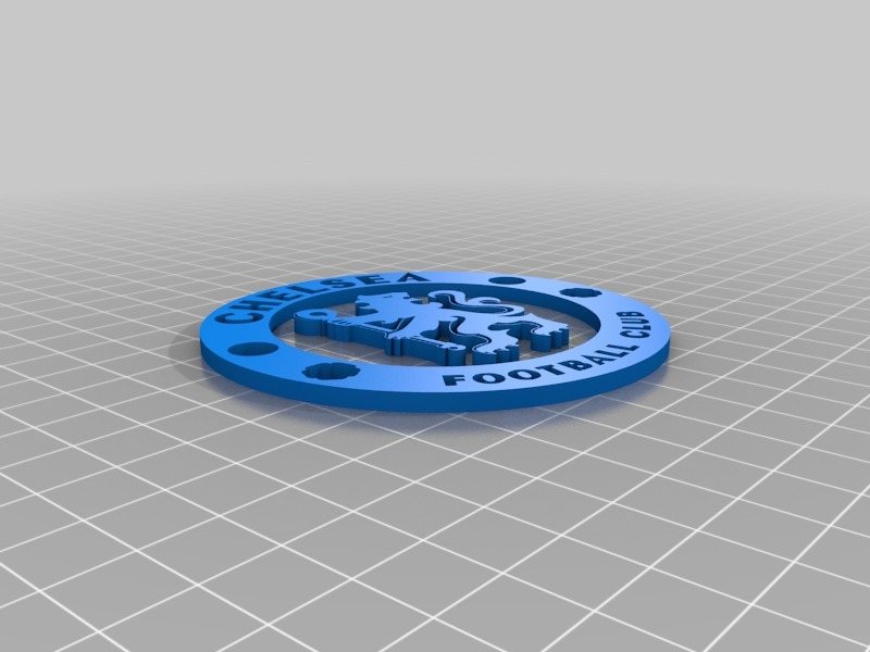 Free 3D file Chelsea logo in MMU format・3D printer design to download・Cults