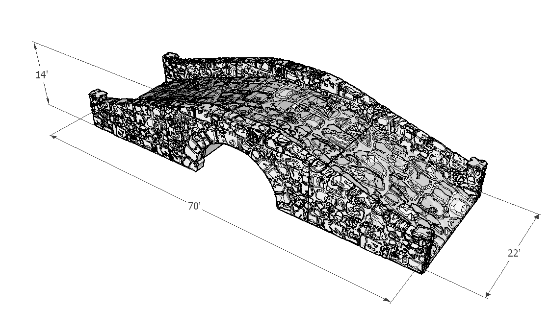 3D file Olde Rayne Stone Bridge - 28mm Tabletop Gaming Terrain 🌉・Design ...