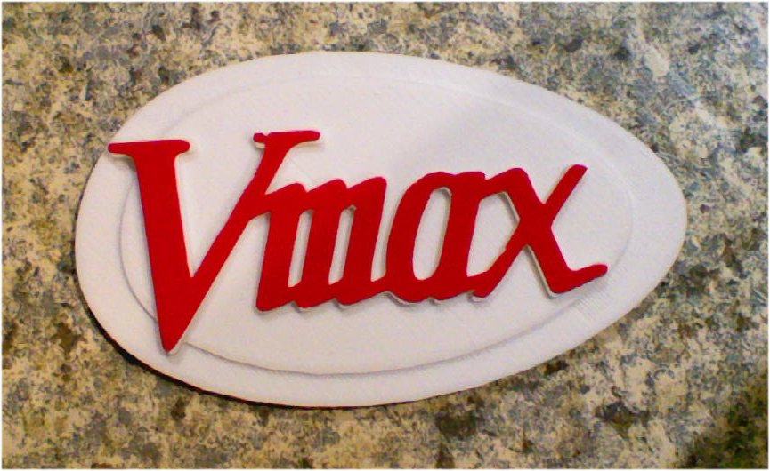 Fichier STL logo vmax・Idée pour impression 3D à télécharger・Cults