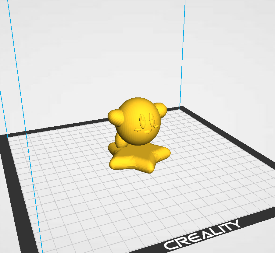 STL file Kirby on star・3D print model to download・Cults