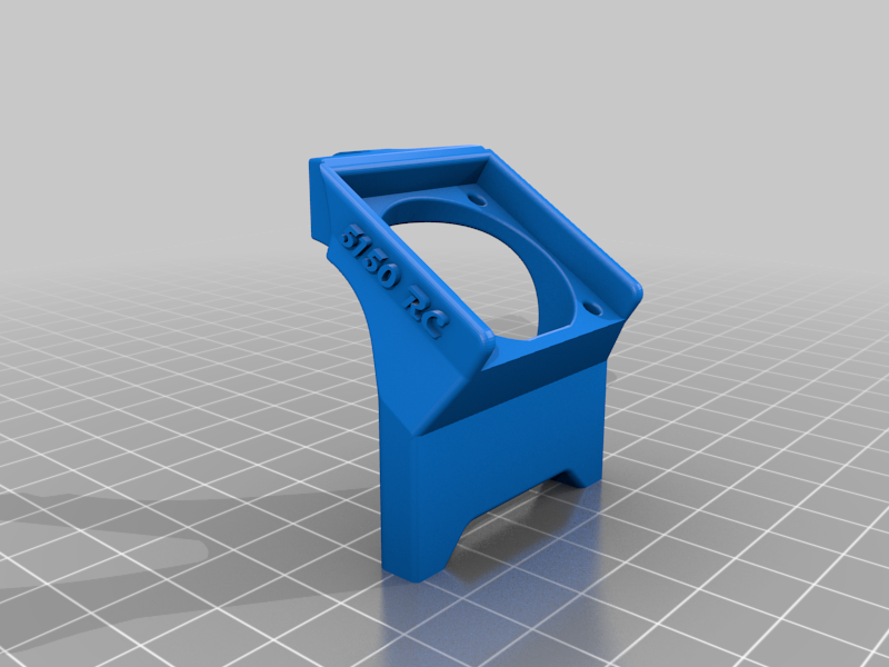 3D file RC10 B6 Series Water fall Fan Mount・Model to download and 3D ...