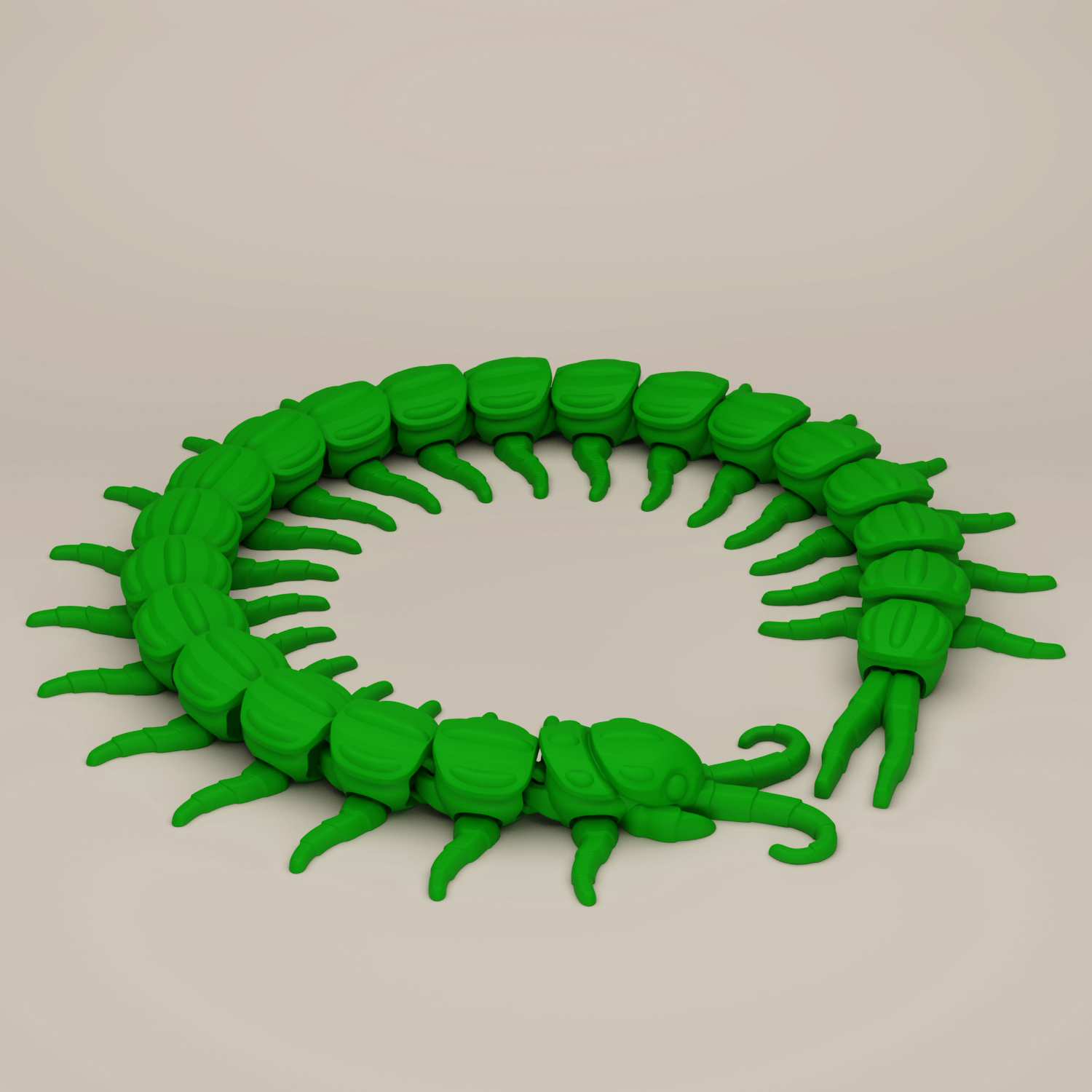 STL file ARTICULATED CENTIPEDE 🐛・3D print object to download・Cults