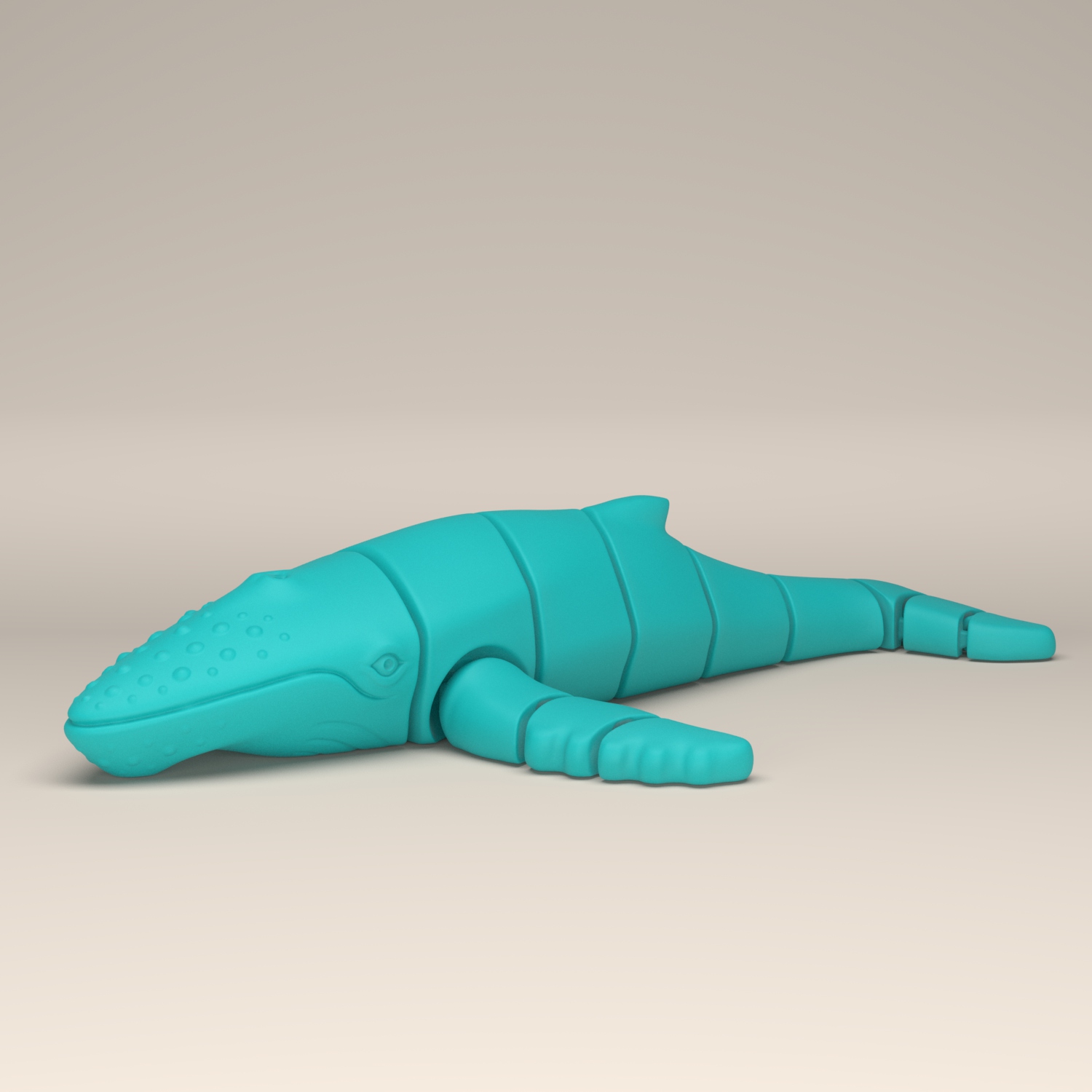 Free STL file Articulated Humpback Whale・3D printable object to ...