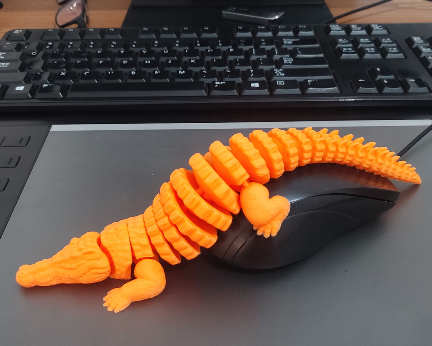 STL file ARTICULATING CROCODILE 🐊・Model to download and 3D print・Cults