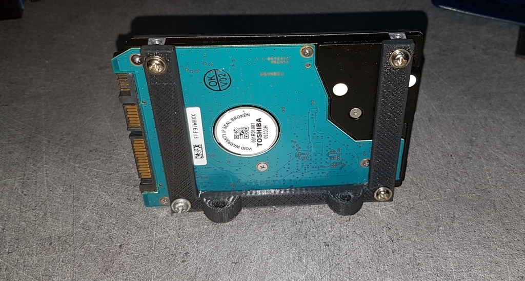 Free 3D file SSD HDD 2.5 support vertical・3D printable model to ...