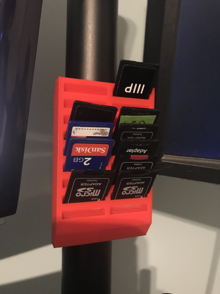 Free 3D file Column Clips - SD Card Holder 📦・3D printing idea to ...