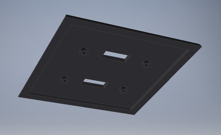 Free 3D file Lego 2-Gang Light Switch Cover Plate 🏗・3D printable object ...