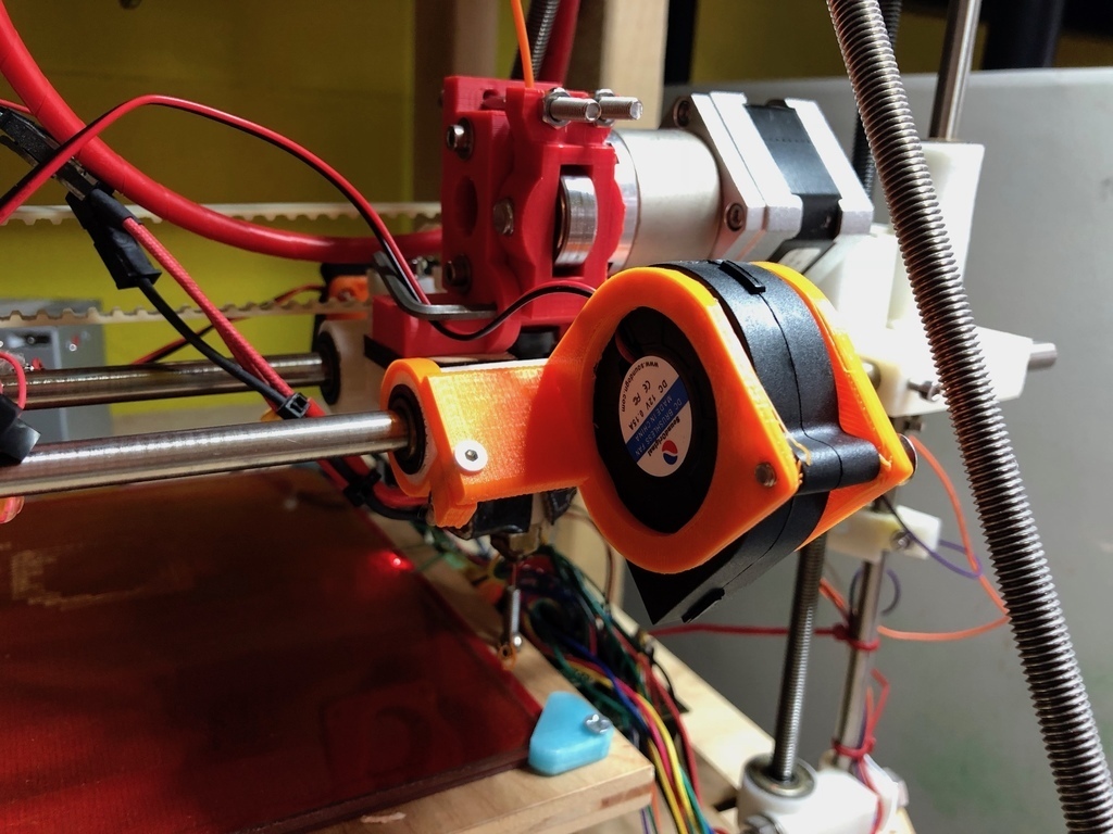 Free 3D file Prusa Mendel Blower Front Mount・3D printable design to ...