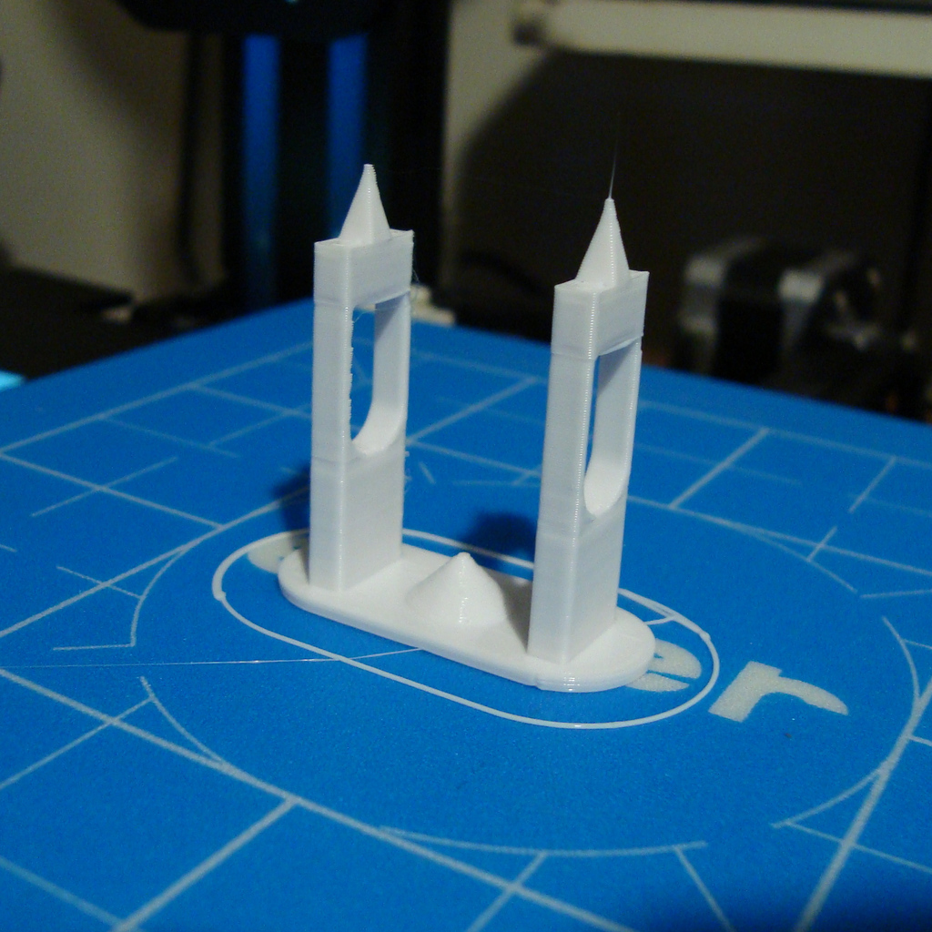 Free 3D file Hardore Retraction Test with wider base・3D printable ...