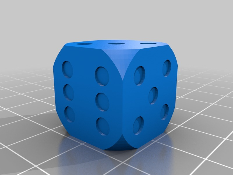 Free 3D file Parametric Dice・3D printer design to download・Cults