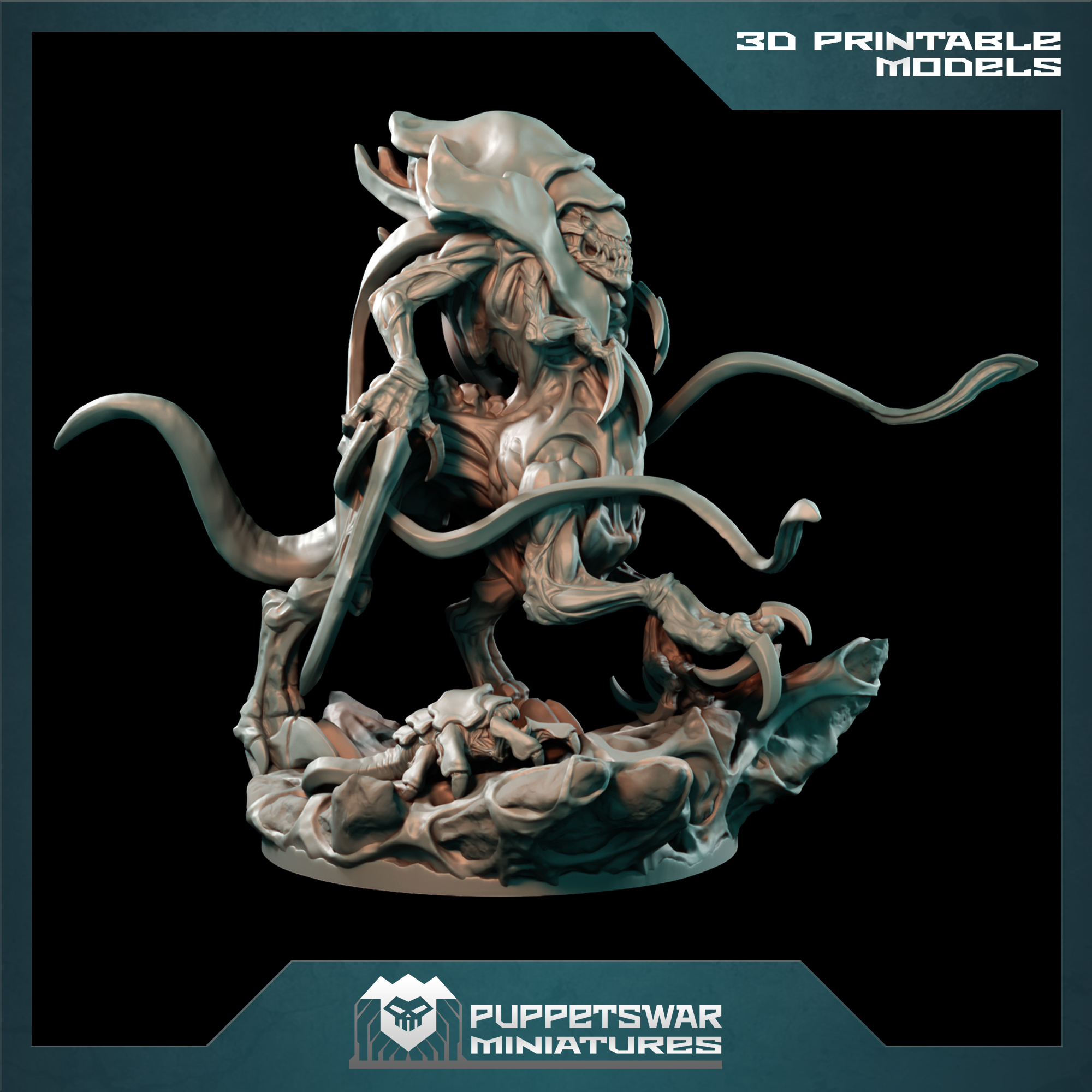 3D file Insectoids - Alpha Bug - Swarm Tyrant・3D printer model to ...
