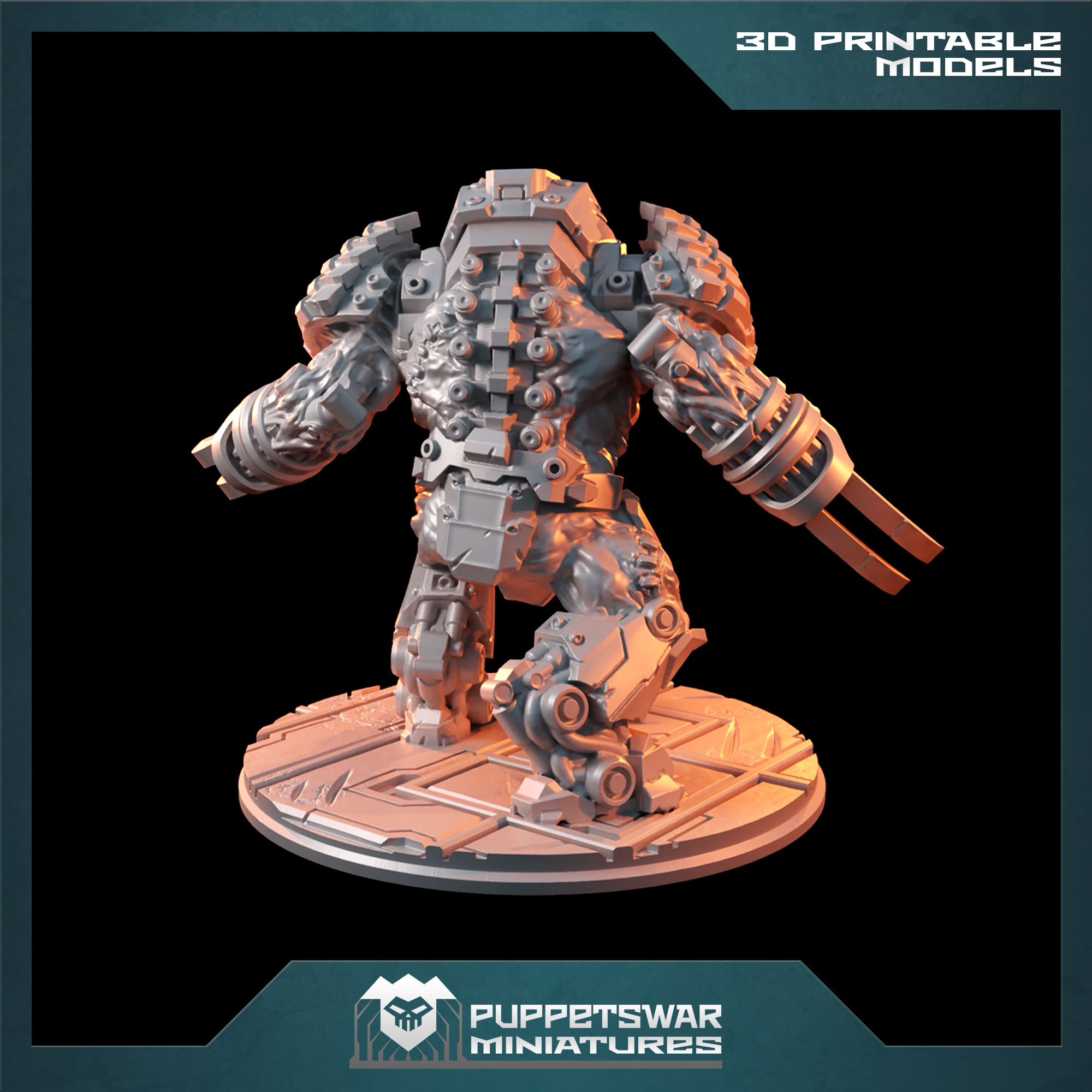 3D file Cyber Oni・3D print object to download・Cults