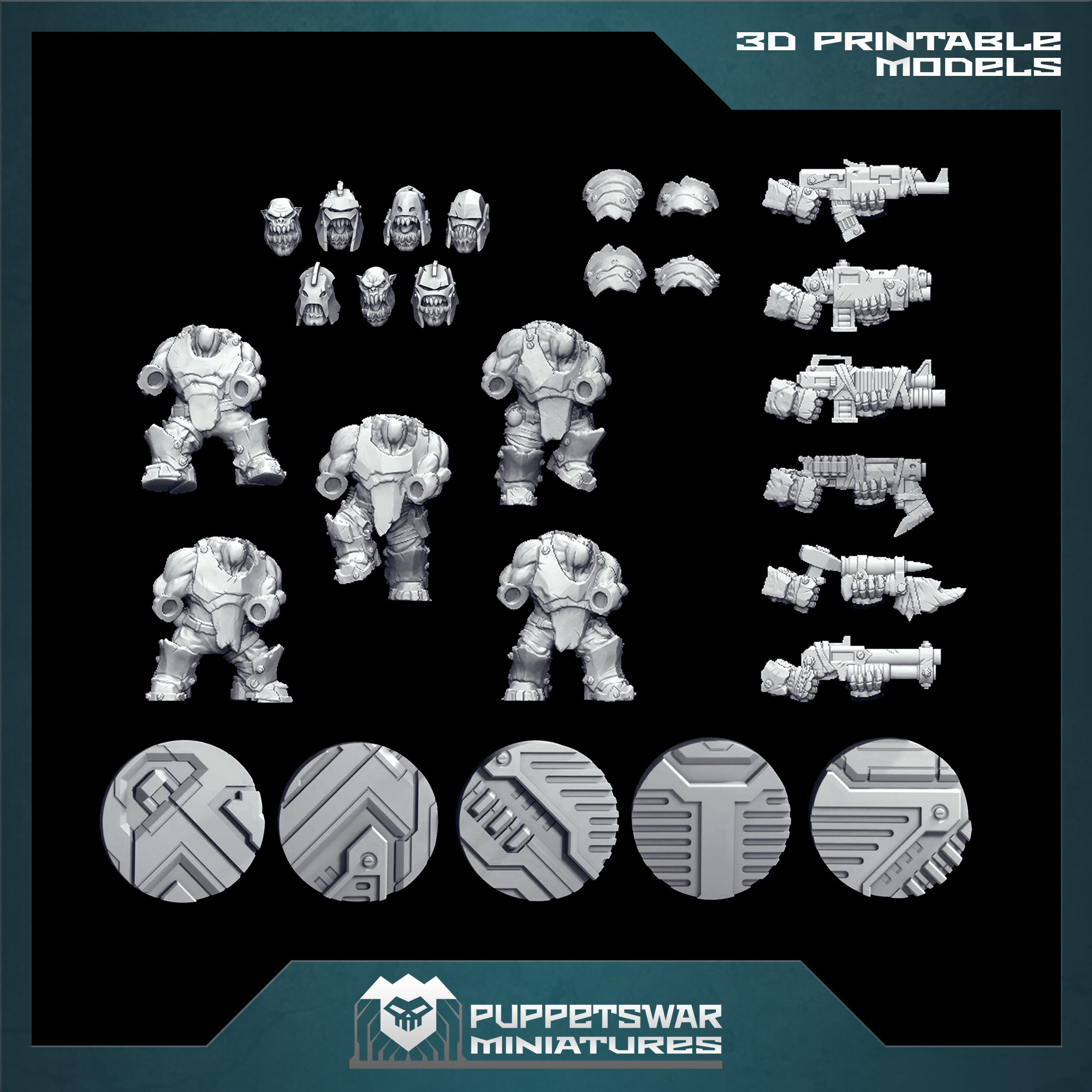 3D file Orc Gunners・3D print design to download・Cults