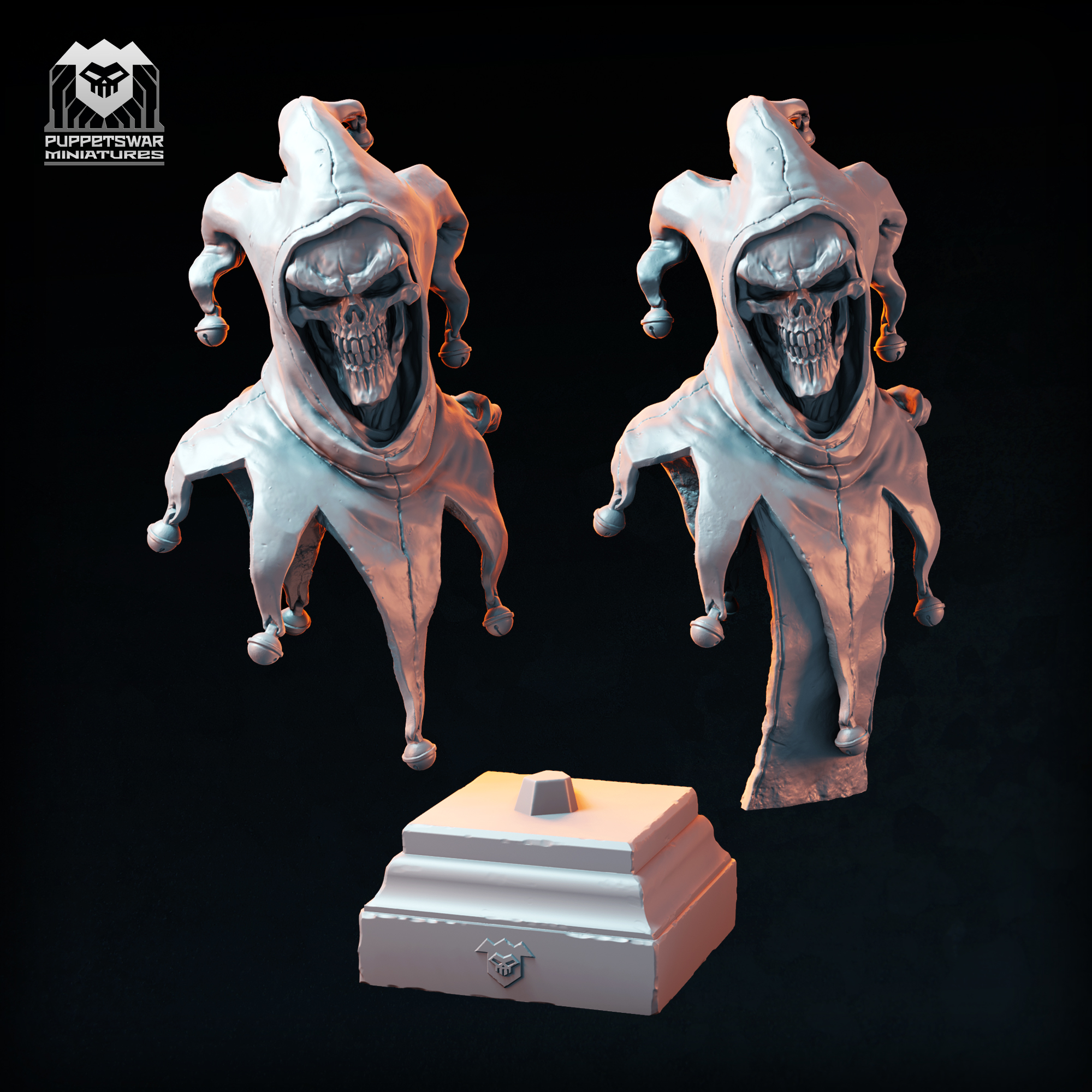 3D file Puppetswar Jester Bust・3D print design to download・Cults