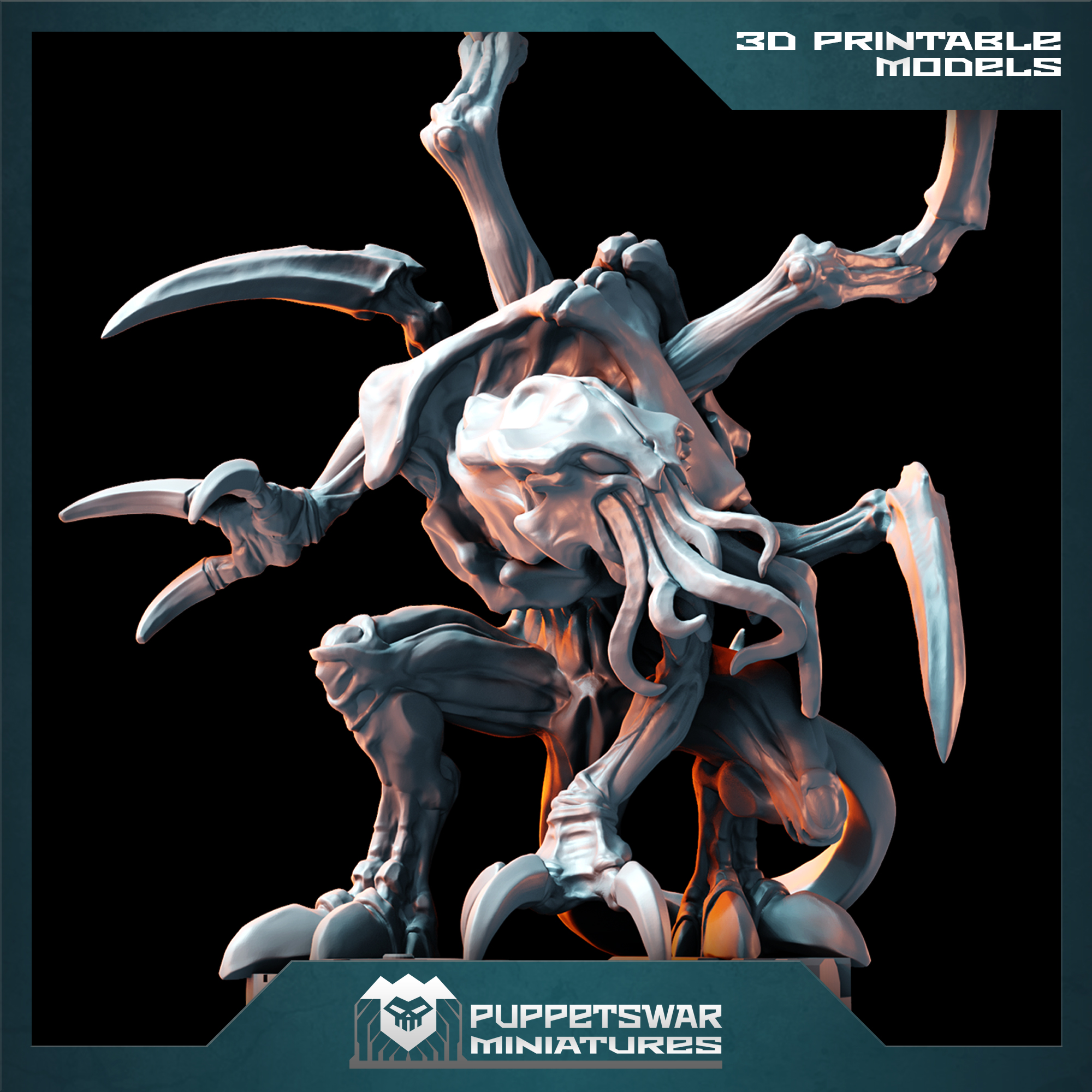 3D file Insectoids - Big Sneaky Bug・3D printer design to download・Cults