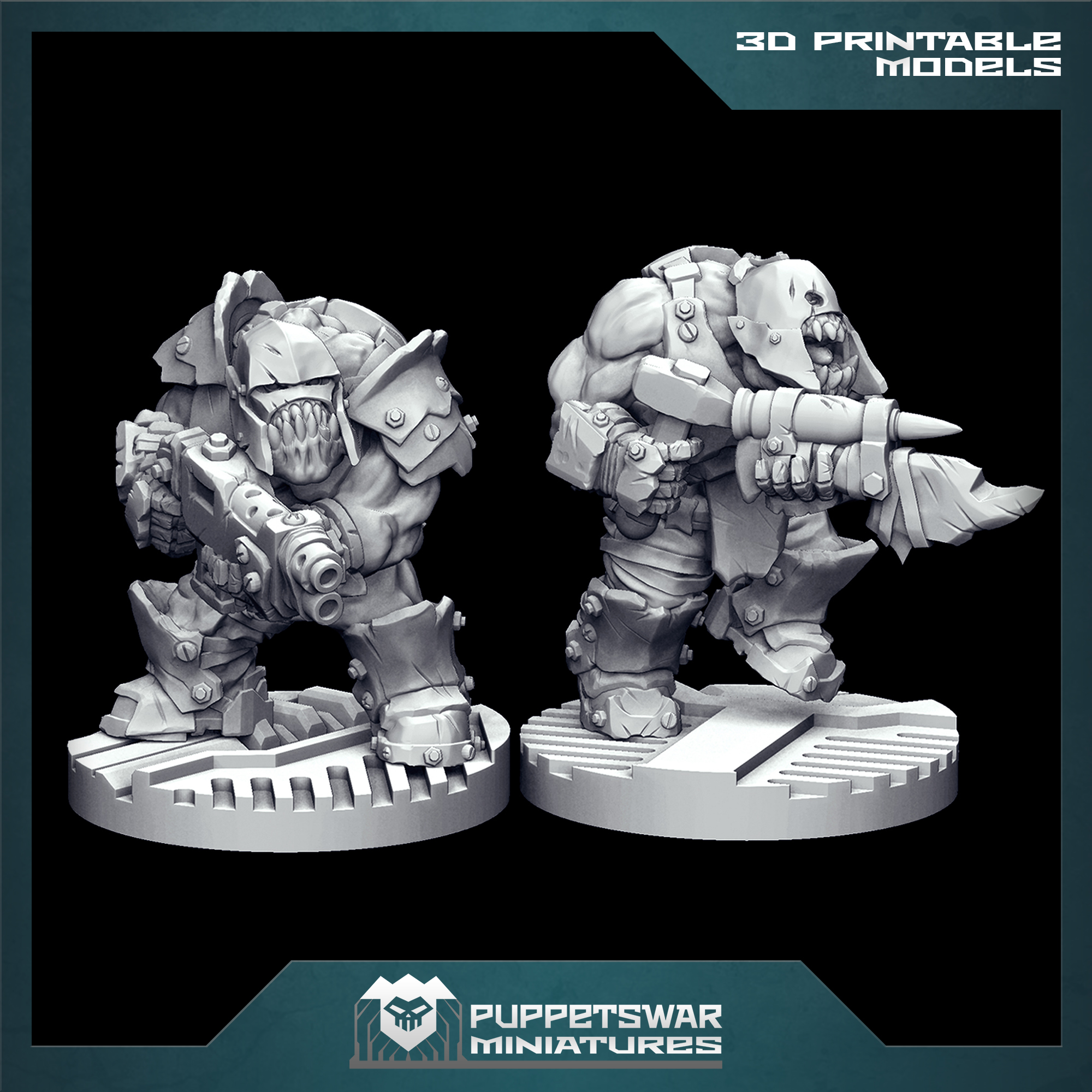 3D file Orc Gunners・3D print design to download・Cults