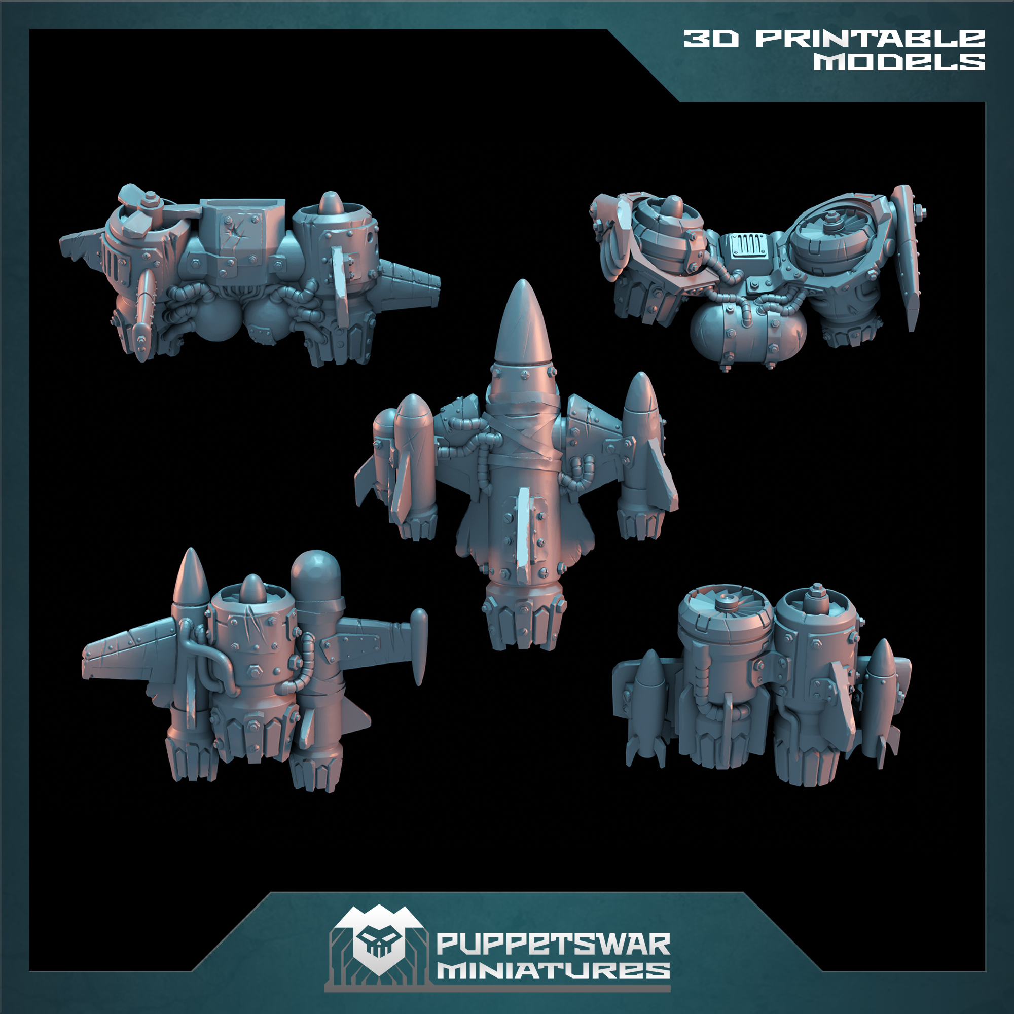 3D file Rocket Orcs 🚀・Model to download and 3D print・Cults