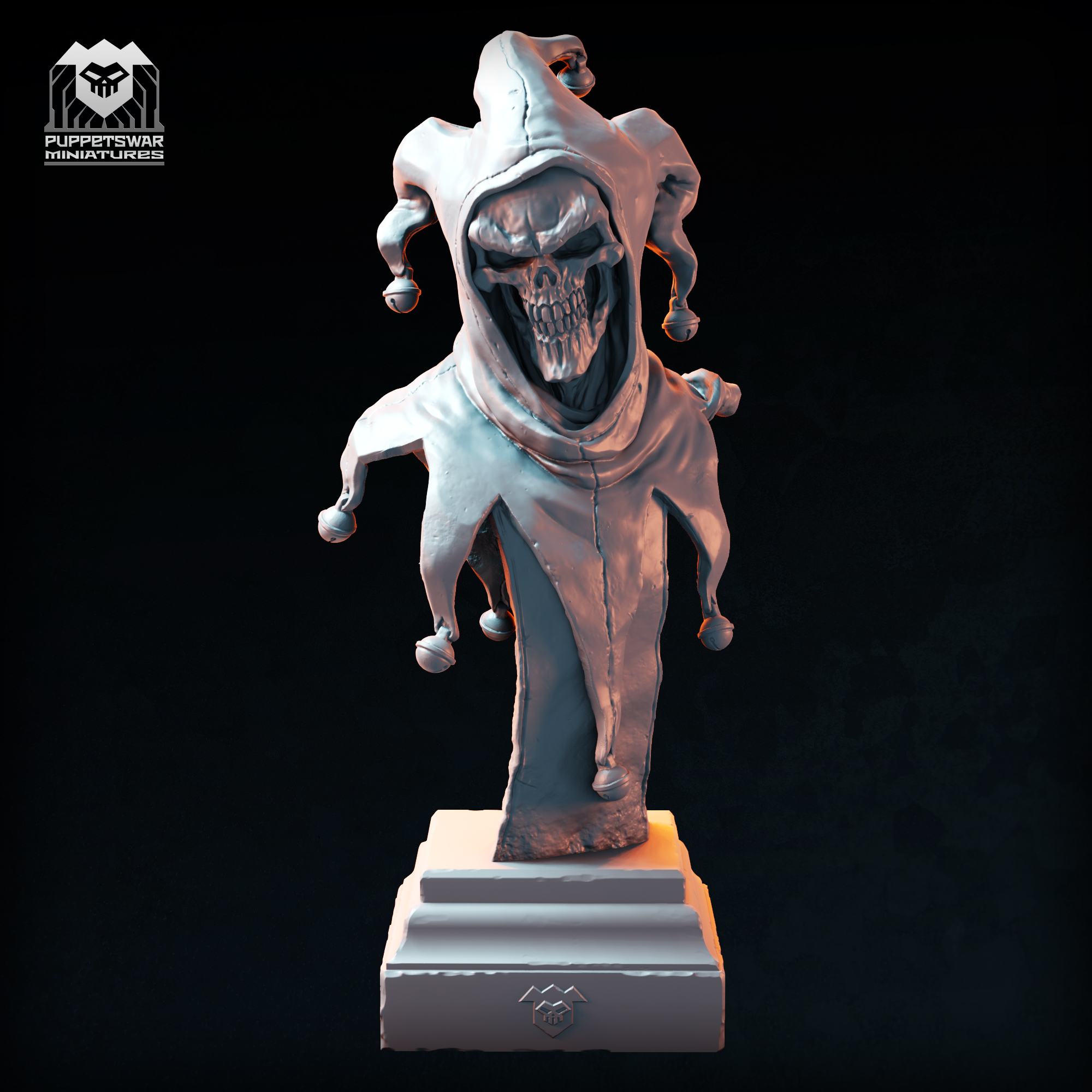 3D file Puppetswar Jester Bust・3D print design to download・Cults