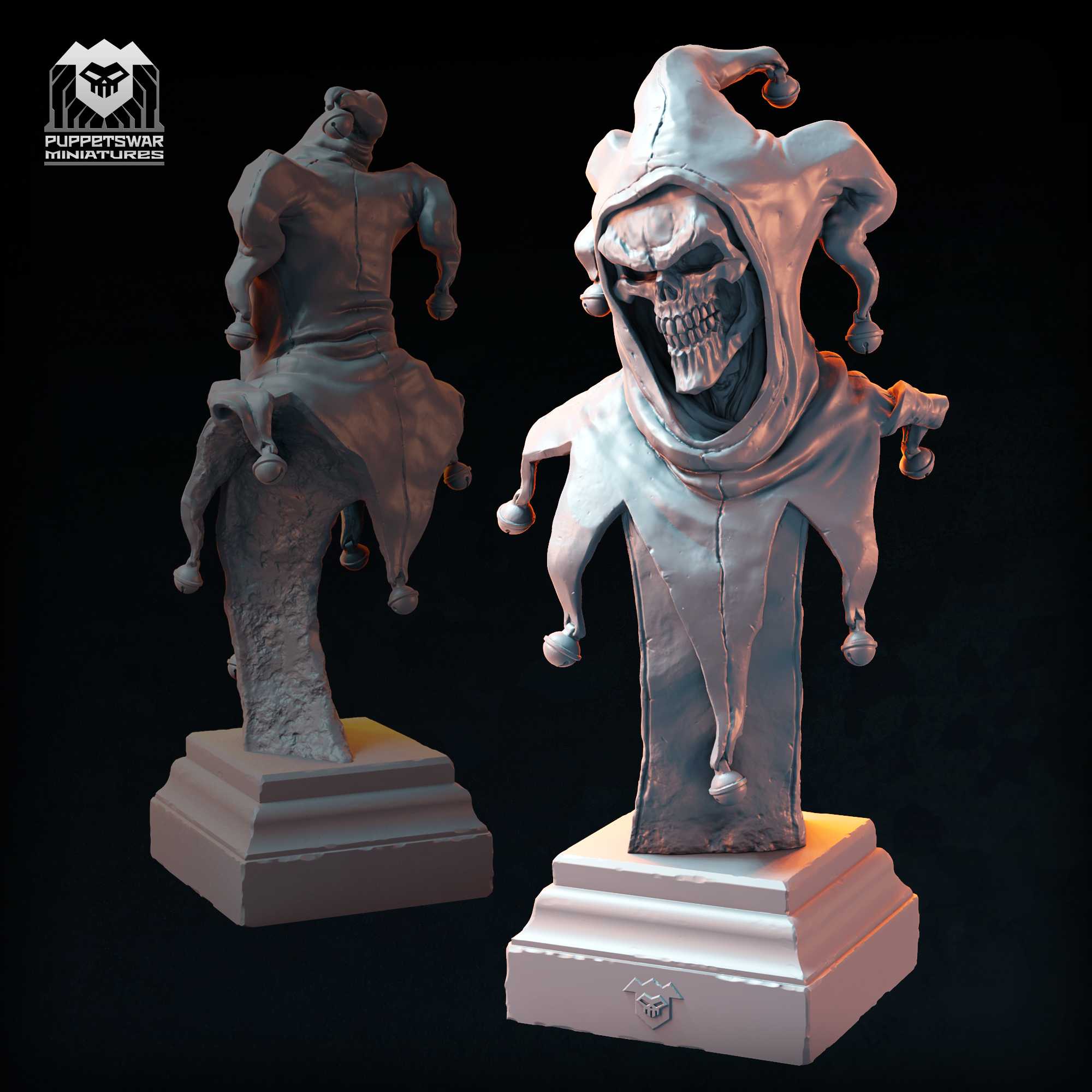 3D file Puppetswar Jester Bust・3D print design to download・Cults