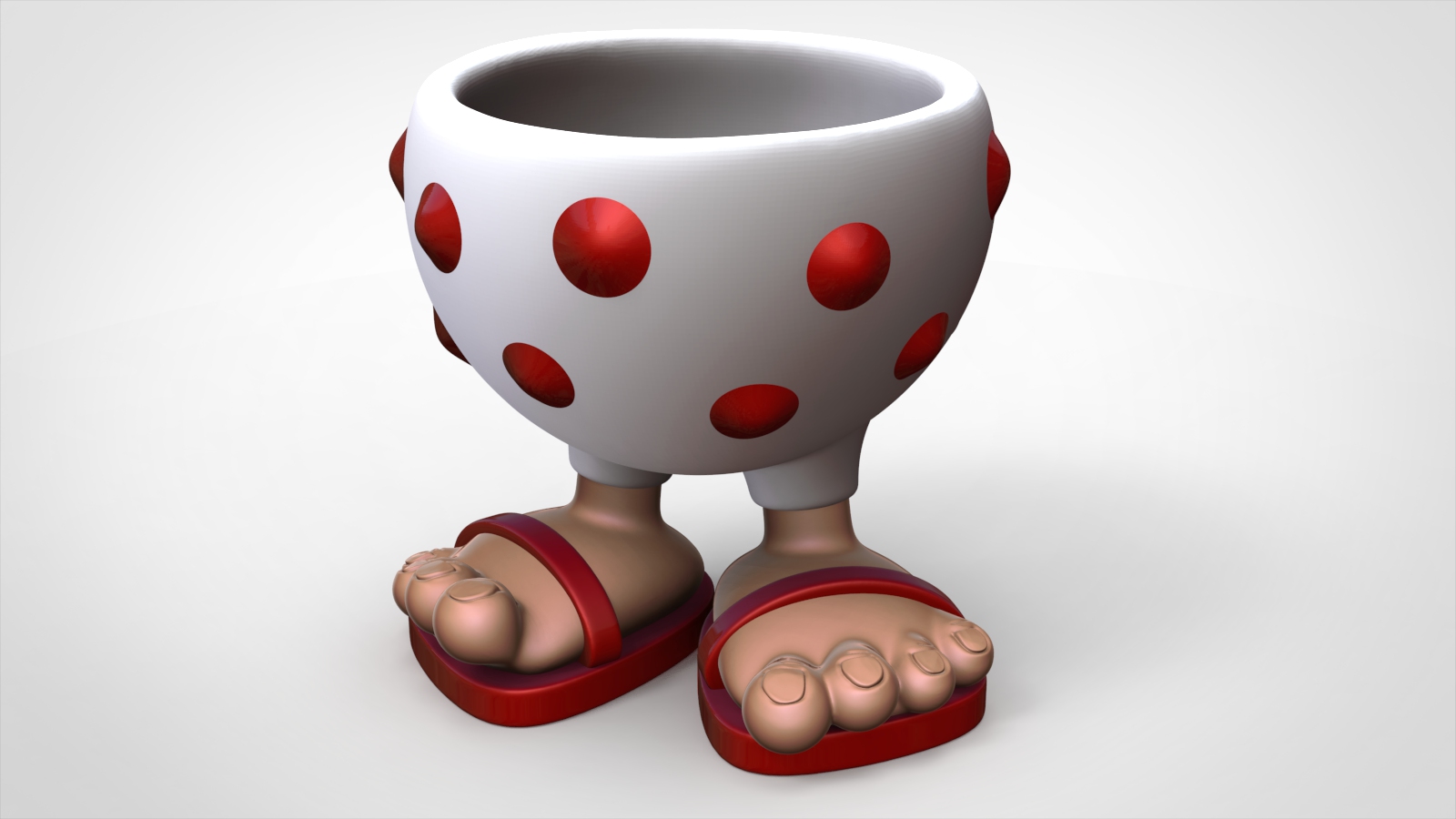 3D file Pot/Garden/Pod/Pod/Lapicero Pies Piecitos Feet・3D print design ...