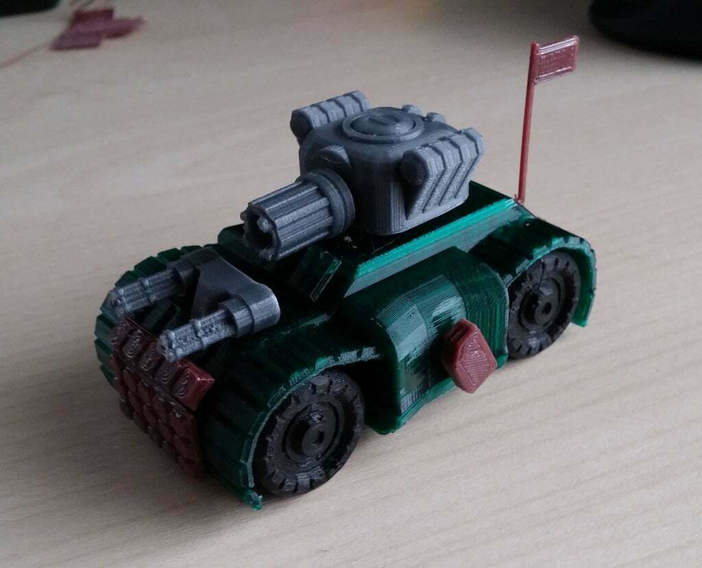 Free STL file Battle Tank - Toy car・Design to download and 3D print・Cults
