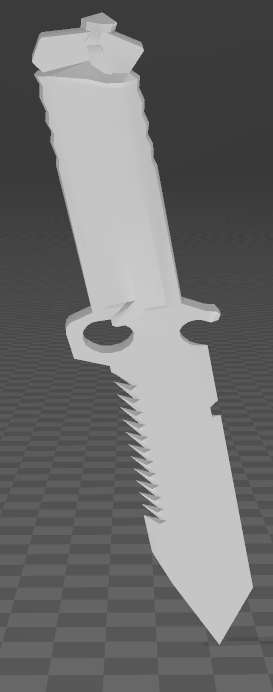 STL file Call of Duty Knife 2・Template to download and 3D print・Cults