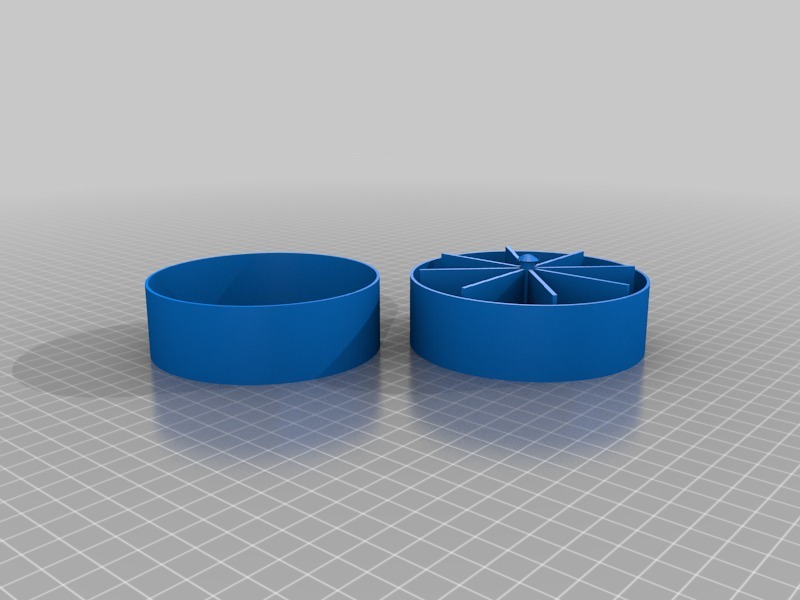 Free 3D file Pill box with peg locked lid - rounder・3D printable model ...
