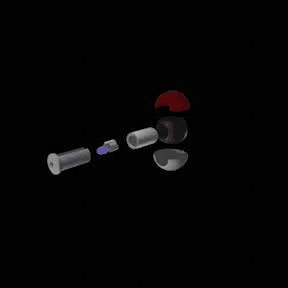 Файл OBJ Pokeball.flashlight,trinket 🔦・Модель 3D-принтера для ...