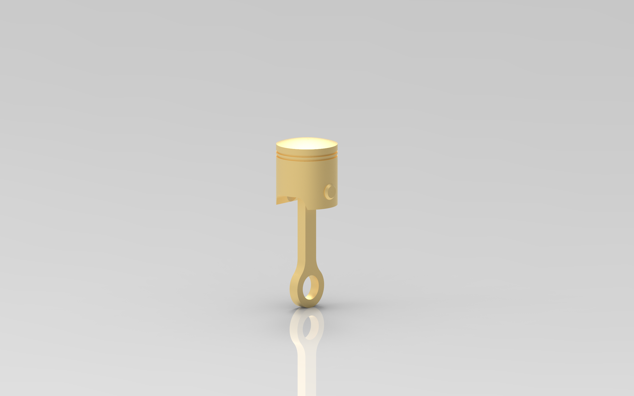 STL file Piston Keychain・Design to download and 3D print・Cults