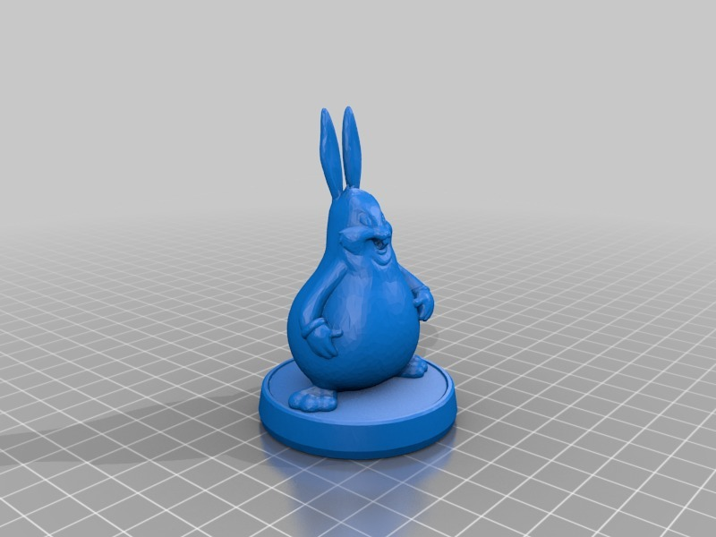 Free 3D file Big Chungus but with an appropriate number of polygons and ...