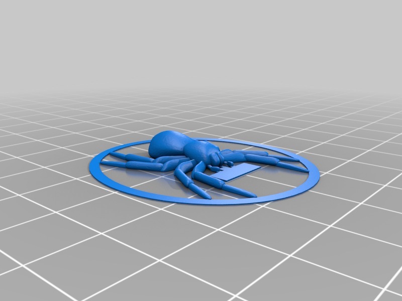 Free 3D file Black House Spider - easy-to-print version.・Design to ...