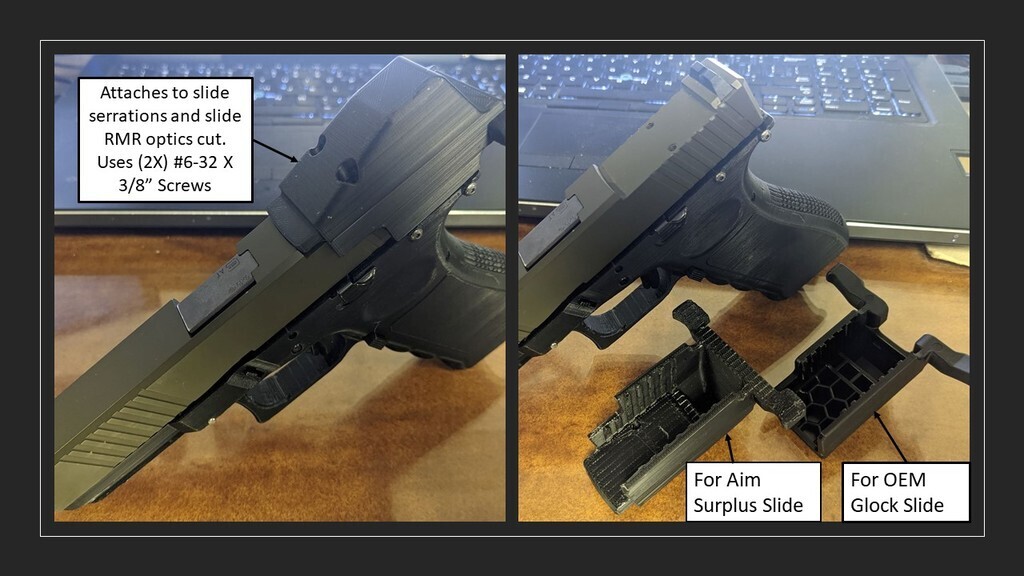 Free STL file CAA MCK2 Charging Handle for Aim Surplus G17 Slide・3D ...