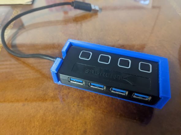 Free STL file Sabrent USB Hub Mount 💾・3D print object to download・Cults