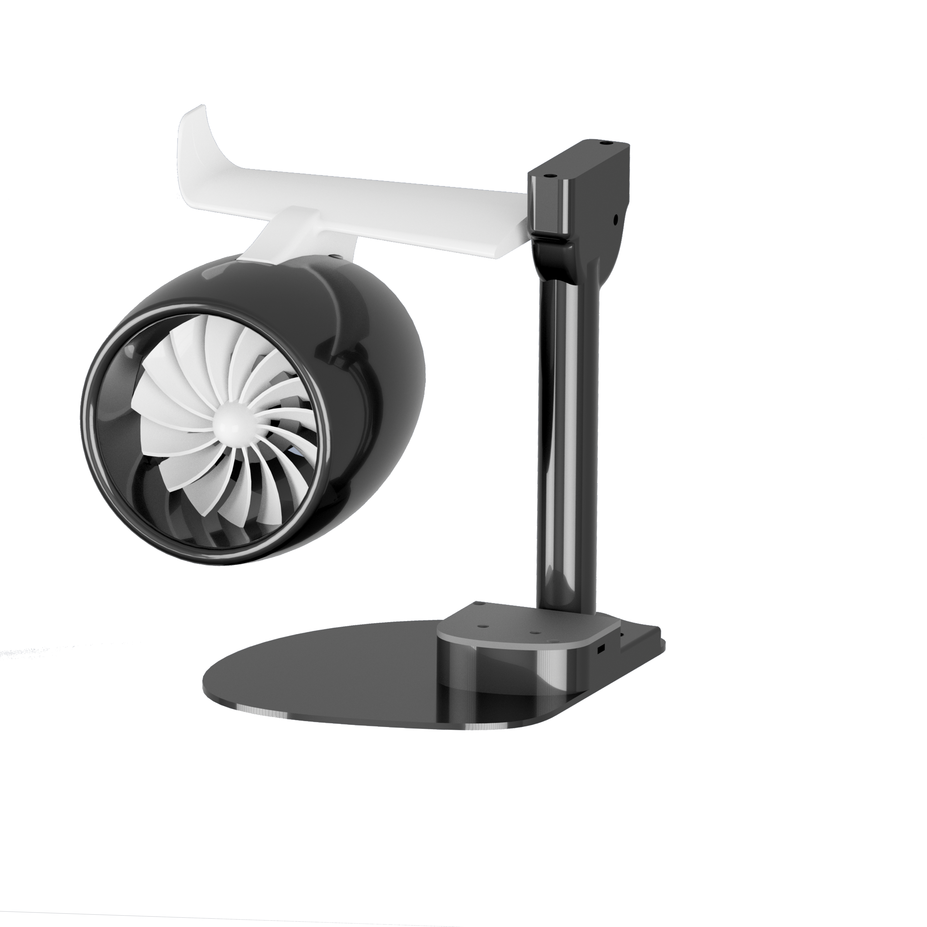 3D file USB Desktop Turbine - (simplified) JetFan 💾・3D printing idea to ...